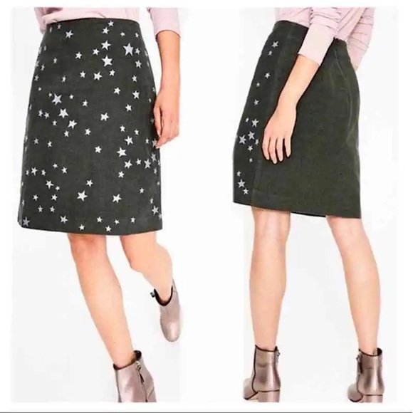 Boden | Skirts | Boden Stars Velour Mini Skirt | Poshmark